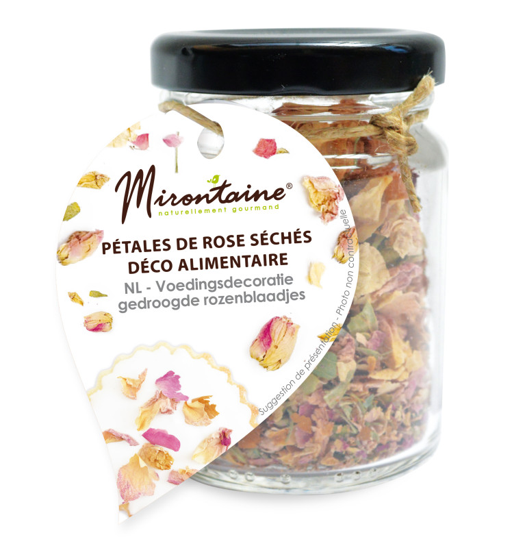 Pétales de roses séchées déco - Mirontaine®